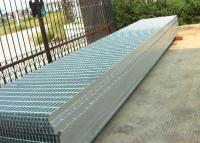 China 1100×6000mm Galvanized Serrated Steel Grating for Industrial Flooring and Walkway Applications for sale