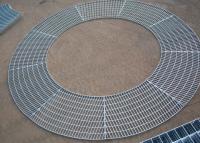 China Welded Steel Bar Grating Platform 25x5mm Hot Dip Galvanized Industrial Flooring for sale