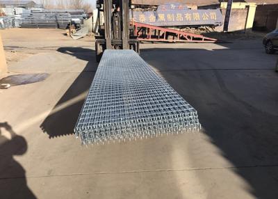 China Serrated Steel Grating 6mm×6mm Cross Bar - ISO 9001:2015 Certified Metal Grate Flooring Platform for sale