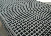 China Grey Fiberglass Grating Panels 38mm Mesh 1220x3660mm Size Lightweight 6kg/m² Industrial Decking for sale