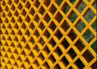 China Fiberglass Reinforced Plastic Grating Panels 13-60mm Thickness with 1220x3660mm Panel Size for Industrial Flooring for sale