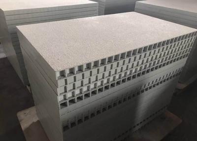 China Composite Glass Reinforced Plastic Grating 13-60mm Thickness with 1220×3660mm Panel Size for Industrial Catwalks for sale