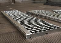 China Non-Slip Welded Steel Stair Tread Grating - 30mm to 100mm Bearing Bar Pitch, ISO 9001 Certified Safety Grating for sale