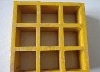 China 50x50 Yellow Walkway Frp Molded Grating Panels for sale