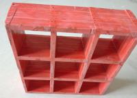 China Red Fiberglass Reinforced Grating 38mm Thickness for Refinery Platforms with 20+ Year Lifespan for sale