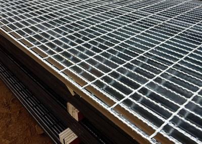 China Galvanized Serrated Steel Grating Stair Treads for Marine Decks 25x5mm for sale