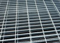China Galvanized Serrated Steel Grating Stair Treads for Marine Decks 25x5mm for sale