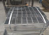 China Polished Stainless Steel Channel Drain Grates 1000mm × 600mm with Round Bar Construction in SS304/SS316 for sale