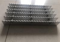 China Serrated Aluminum Grating 6063 T6 Material 25-65mm Thickness Custom Sizes for Roof Grille for sale