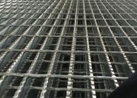 China Q235 Mild Steel Galvanized Grating Serrated / Plain Type For Machinery Safety Guards for sale