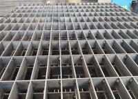 China Flooring Platform Swage Locked 25x3mm Stainless Bar Grating for sale