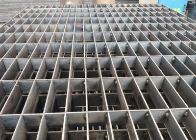 China Q235 Press Lock Steel Grating Untreated 15-W-4 1000x1000 mm Bearing Bar 25x5 mm for sale