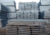 China 70mm T4 Galvanized Steel Stair Treads Grating Steps Bolted Connection 253/30/100mm for sale