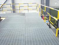 China Light weight building materials industrial platforms galvanized steel grating raised floor for sale