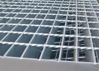 China Galvanized Serrated Steel Grating 25x5mm Bearing Bar 41x100mm Pitch Industrial Safety Grid for sale