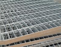 China Industrial Serrated Galvanized Steel Grating 25x2mm Bearing Bar with 41mm Pitch for Industrial Platforms for sale