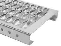 China Perforated Metal Grip Strut Safety Grating Antiskid Walkway Plate 25mm Opening Steel Aluminum for sale