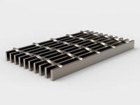 China Hot Dip Galvanized Steel Grating Plate 30mm Bearing Bar Pitch Durable Welded Grid Sheet for sale