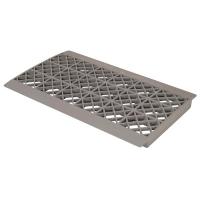 China Stainless Steel Trench Cover Plate 30mm Bearing Bar Pitch Heavy Duty Drain Grating for sale