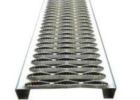 China Punched Aluminum Anti Skid Serrated Walkway Grip Strut 25x5x3mm Bearing Bar for sale