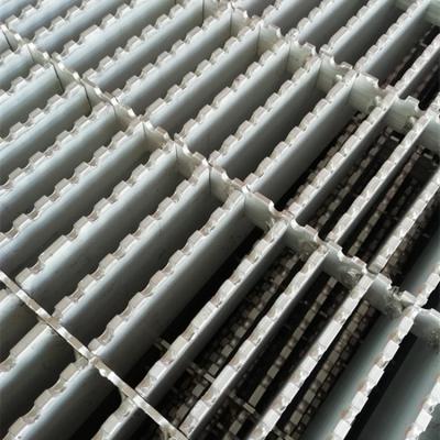 China Aluminum Galvanized Serrated I-Bar Grating 30mm 40mm Pitch for Walkway Floor for sale