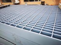 China Industrial Heavy Duty Carbon Galvanized Steel Bar Grating 30mm 40mm Pitch for sale