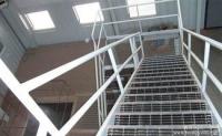 China Q235 Hot Dipped Galvanized Steel Stair Treads Grating 255/30/100 for Industrial Flooring for sale