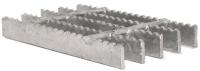 China Customized Q235 Hot Dip Galvanized Steel Bar Grating Walkway Platform Stair Treads 25x5mm for sale