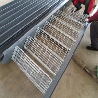 China Hot Dip Galvanized Steel Bar Grating Heavy Duty Platform Stair Treads 30mm 40mm Pitch for sale