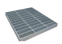 China 32X5X3 Galvanized Serrated Steel Bar Grating for sale