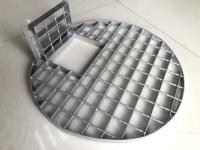 China Hot Dip Galvanized Steel Grating Trench Drain Covers 25x5mm Load Bearing for sale