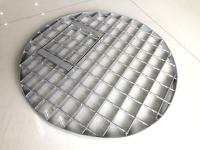 China Hot Dip Galvanized Steel Grating Trench Drain Covers 25x5mm Load Bearing for sale