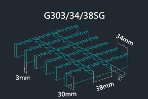 China Hot Dipped Galvanized Serrated Steel Grating 2mm Thickness 30mm Bearing Bar Pitch for Industrial Platforms for sale