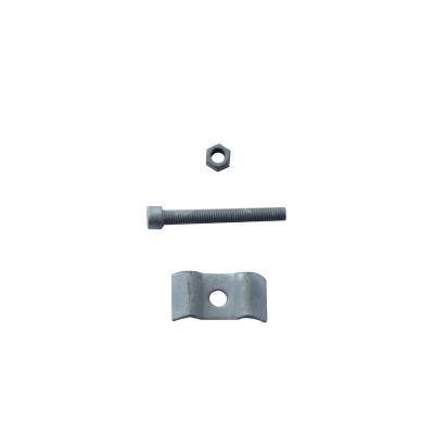 China Stainless Steel Grating Clips - Type A/B/C with M8 Bolts for 25mm to 100mm Bearing Bars - Hot Dip Galvanized for sale