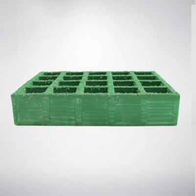 China Pultruded Molded Mesh Walkway Fiberglass FRP Grating Panels 25mm Thickness for sale