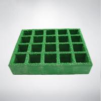 China Pultruded Molded Mesh Walkway Fiberglass FRP Grating Panels 25mm Thickness for sale