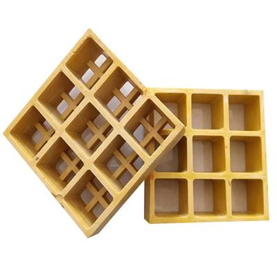 China 50.7x50.7mm Pure Resin FRP Industrial Steel Grating 25mm Thickness ISO9001 for sale