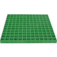 China 30mm 38x38mm Gritted Fiberglass Stair Treads Anti Slip FRP Grating for sale