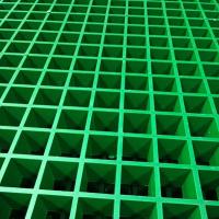 China 30mm 38x38mm Gritted Fiberglass Stair Treads Anti Slip FRP Grating for sale