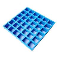 China 30mm 38x38mm Gritted Fiberglass Stair Treads Anti Slip FRP Grating for sale