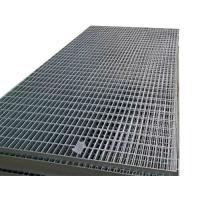 China Hot Dip Galvanized Q235 Steel Grating Platform 41mm x 100mm Pitch Industrial for sale