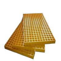 China Smooth Surface Fiberglass Grating Panels 38mm Thickness for Oil Industry Corrosion Resistant for sale
