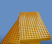 China Molded FRP Fiberglass Reinforced Plastic Grating 38mm for Car Wash Floor for sale
