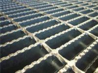 China Galvanized Steel Grating 40x5mm Serrated Plain Heavy Duty Carbon Steel Bar Grating for sale