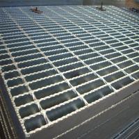 China Anti Slip Floor Serrated Steel Grating Hot Dip Galvanized for sale