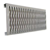 China Q235 Industrial Steel Diamond Grip Strut Grating - 2-10 Diamond Patterns, 10-12 ft Lengths, 2-5 inch Channel Heights for sale