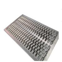 China Q235 Industrial Steel Diamond Grip Strut Grating - 2-10 Diamond Patterns, 10-12 ft Lengths, 2-5 inch Channel Heights for sale