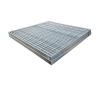China 45mm Heavy Duty Hot Dip Galvanized Steel Grating with 3-10mm Bearing Bar Thickness and 30-100mm Width Options for sale
