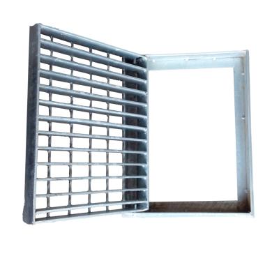 China ASTM A36 Hot Dip Galvanized Grating Trench Cover With Frame for sale