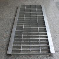 China Hot Dipped Galvanized Steel Channel Drain Grate Cover 25mm Angle Industrial Grating for sale